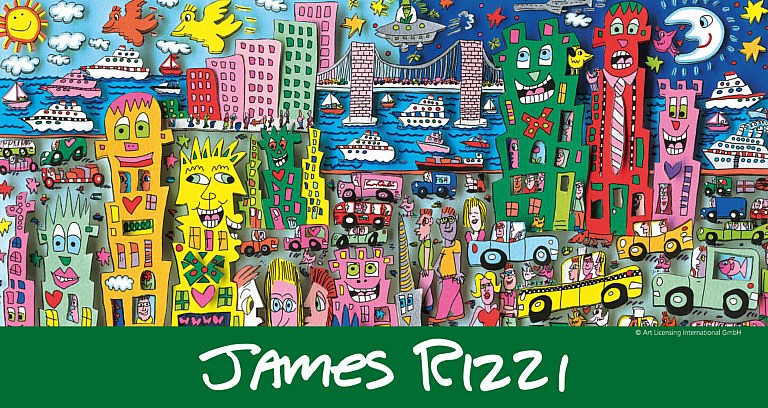 Vernissage James Rizzi - art gallery wiesbaden